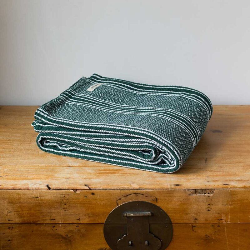 Solstice Blanket | Handwoven Corriedale and Organic Merino Wool Blanket